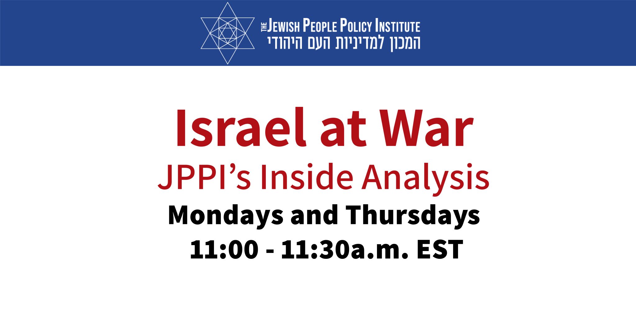 The Jewish People Policy Institute